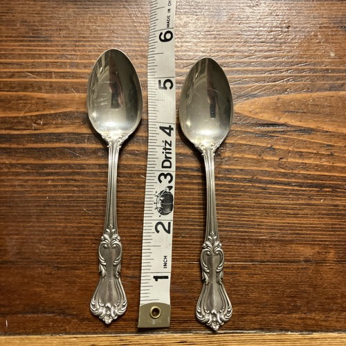 2 ANTIQUE REED & BARTON OLD MARKING WITH MARLBOROUGH STERLING SILVER SPOON | eBay