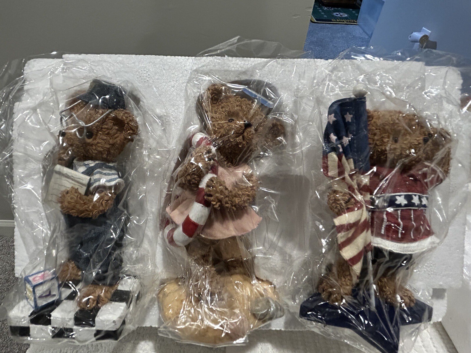 Kuddles Korner Bear Figurines 2002 Calendar Month Home Interiors Set Of ...