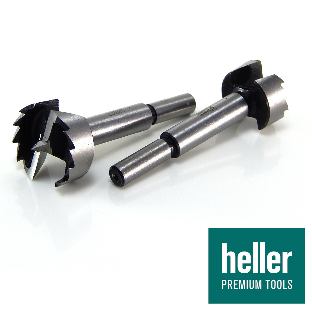 Astlochbohrer Forstnerbohrer HELLER gezahnt Holzbohrer Scharnierbohrer ...