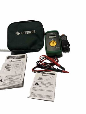 Greenlee DM-20 Multimeter GT-10 Outlet Tester GT-11 Tested Works | eBay