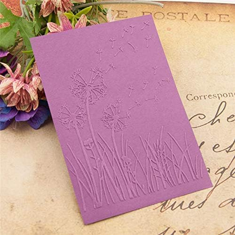 Welcome to Joyful Home 1PC Dandelion Background Embossing Folder for ...