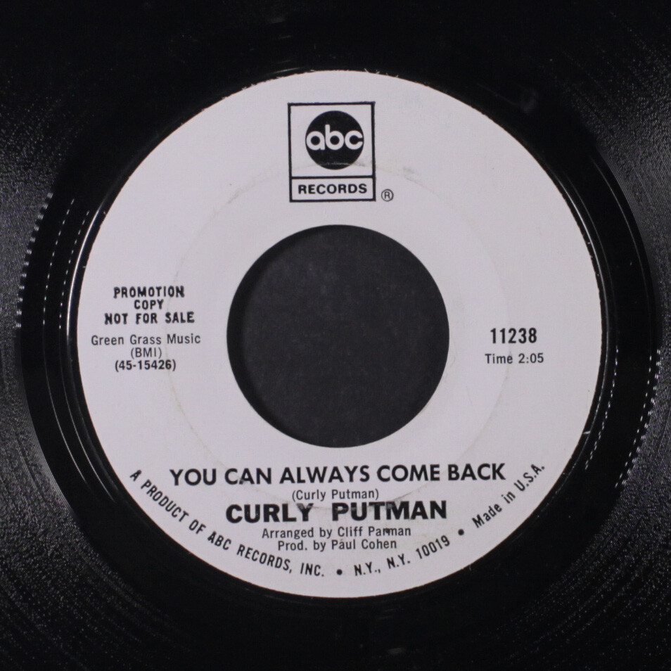 CURLY PUTNAM: wild streak / you can always come back ABC 7" Single 45 ...