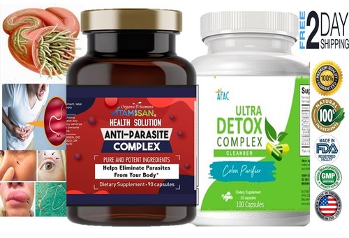Parasite Cleanse & Detox Intestinal Herbal Dietary Capsule Pills ...