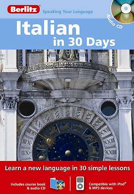 Berlitz Language: Italian In 30 Days (Berlitz in 30 Days) CD Fast and ...