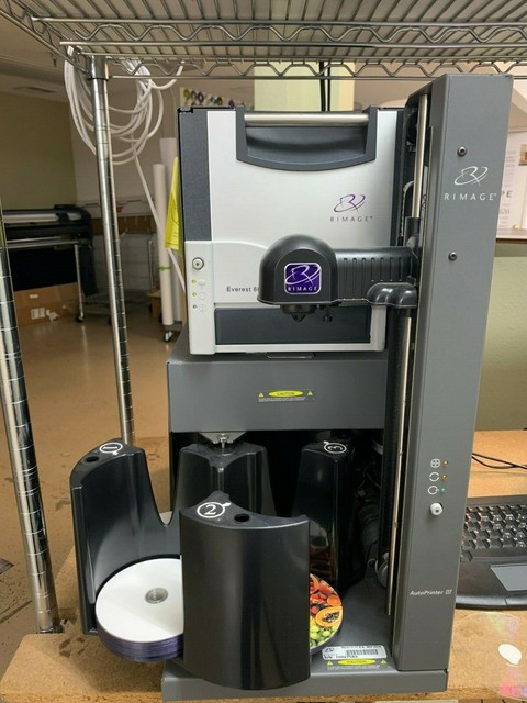 2 Rimage Everest 600 Color Auto Printer Image Cd-r Dvd-r Blu Ray for ...