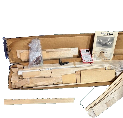Great Planes Big Stick 40 TRAINER RC Balsa Wood Airplane vintage Kit | eBay