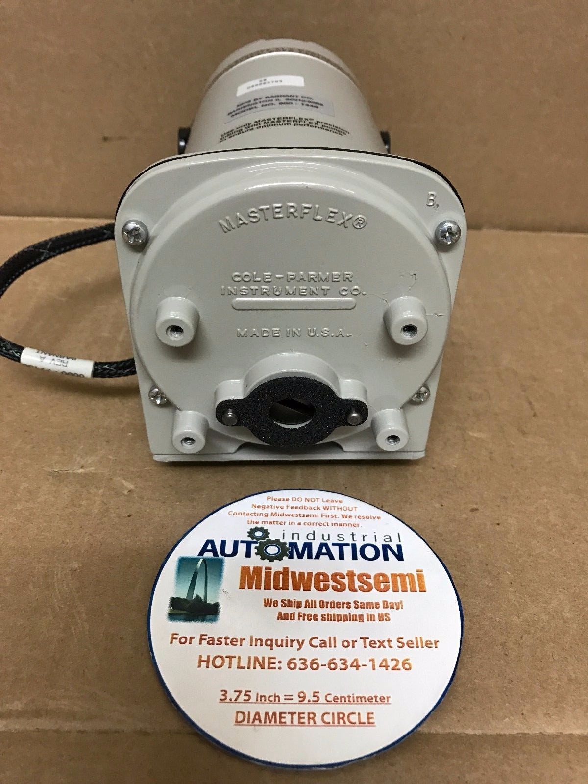 9001449 COLE-PARMER 900-1449 BARNANT MASTERFLEX MOTOR PUMP NEXT DAY AIR ...