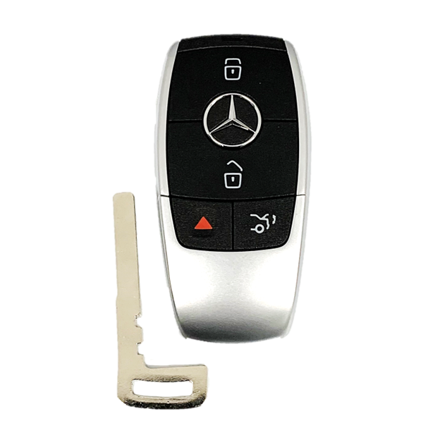 OEM Mercedes Benz Remote Fob + Uncut Key Insert IYZ-MS2 Matte (SHP) | eBay