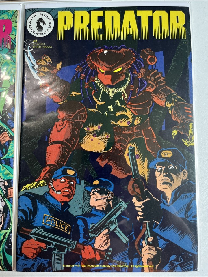 Predator #1 #2 #3 #4 Dark Horse 1989 1st Print 1st Appearance | eBay