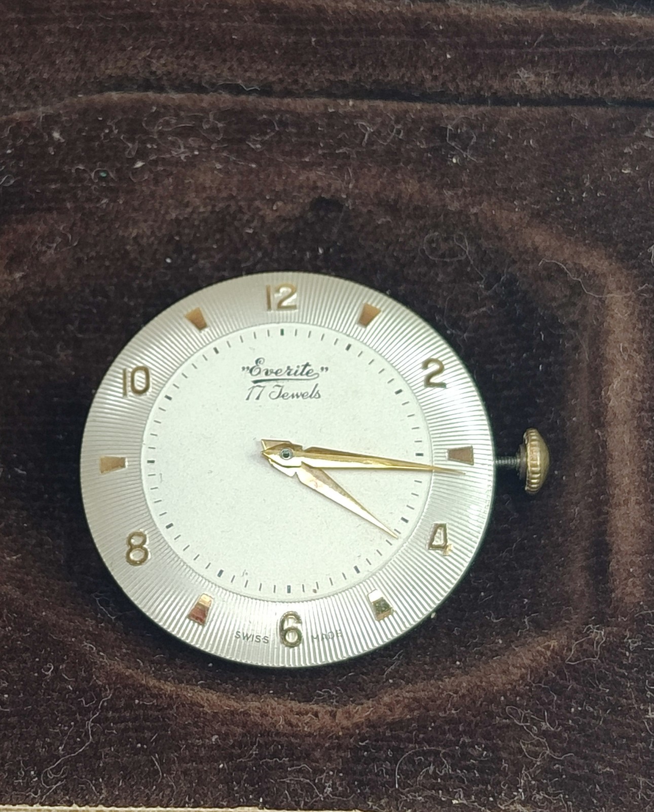 Vintage Rare Swiss Made Everite 17 Jewel Mechanical G… - Gem