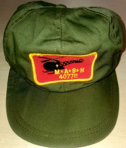 Vintage MASH 4077th Khaki Green Snapback Hat Cap, made in USA | eBay