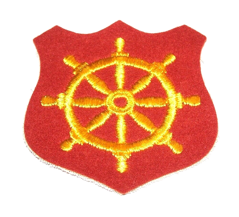 ORIGINAL CUT-EDGE EMBROIDERED WOOL FELT WW2 ARMY PORTS OF EMBARKATION ...