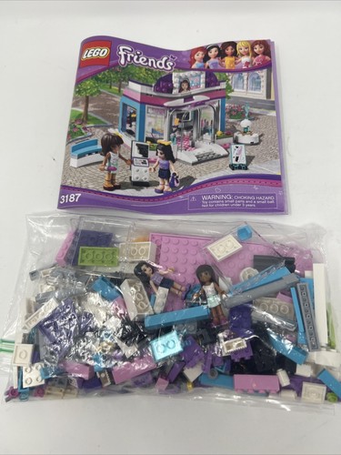 Lego Friends Butterfly Beauty Shop 3187 Retired 2012 Sarah Emma ...