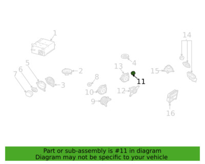 Mercedes Benz GLE580 GLE450 GLE350 2020-2023 Left or Right Speaker ...