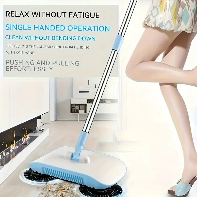 Wet/Dry Vacuum Cleaner Broom for Household Cleaning 180° Rotating Sweeping Mop | eBay