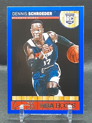 DENNIS SCHROEDER 2013-14 HOOPS BLUE ROOKIE HAWKS THUNDER LAKERS NETS | eBay