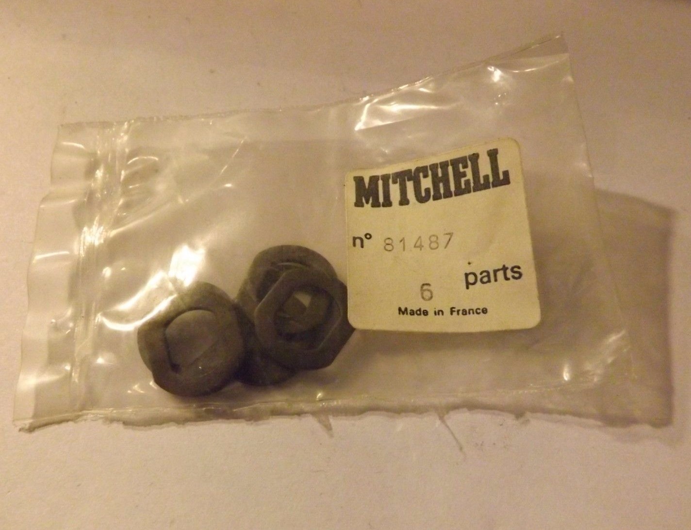 6 New Old Stock MITCHELL 302N 386 396 FISHING REEL KEYED WASHERS 81487 ...