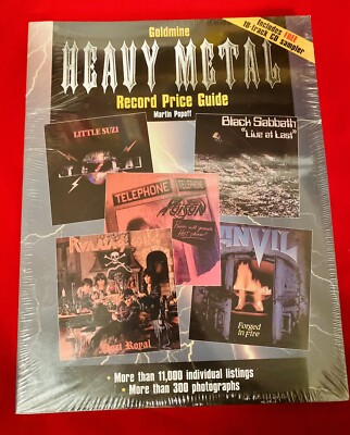 Goldmine HEAVY METAL Record Price Guide Factory Sealed with 18-track CD ...