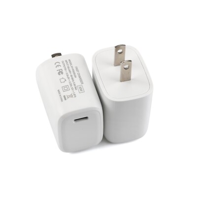 20W USB Type C Wall Charger Power Adapter Fast Block Charging Brick Box ...