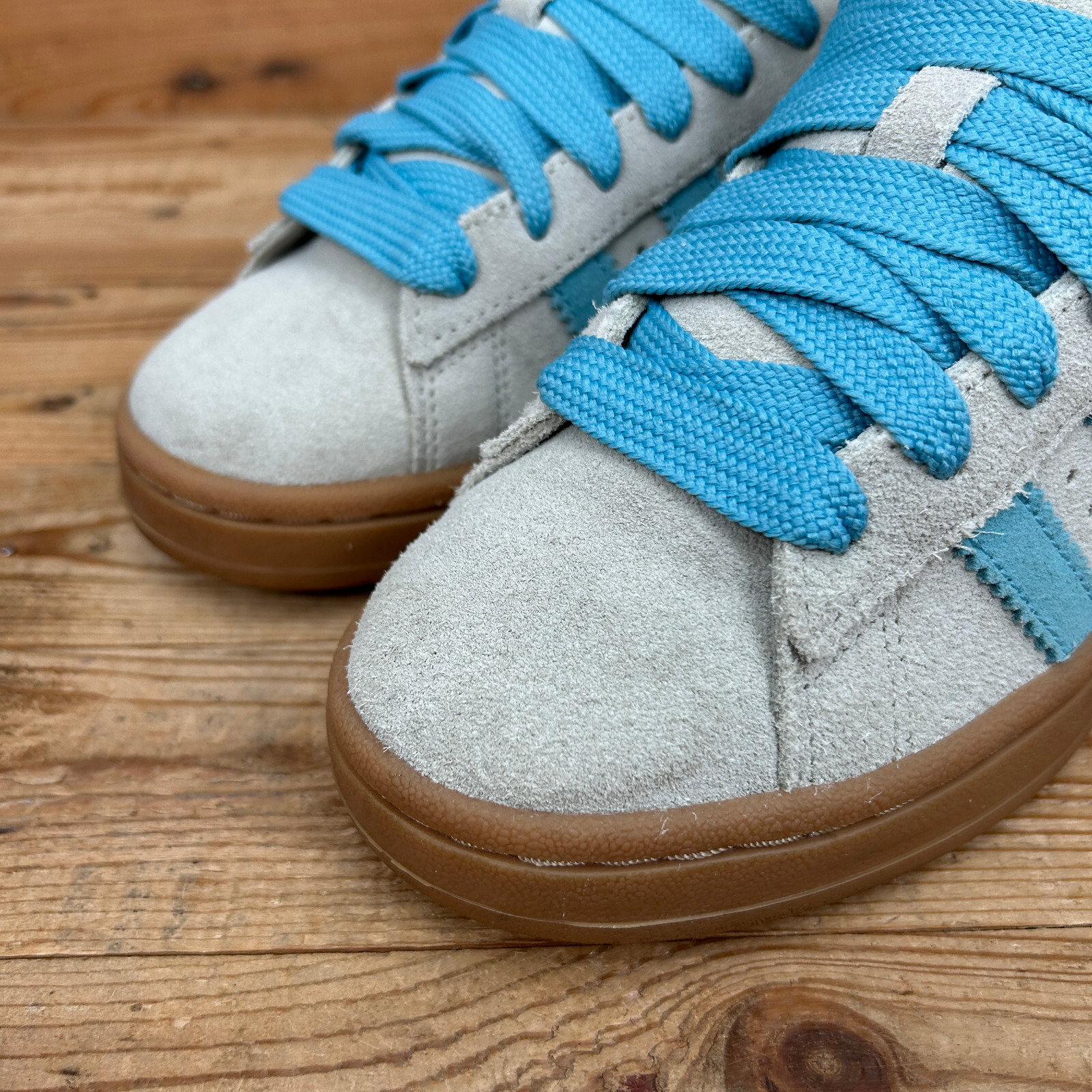 Adidas Trainers Womens Size UK 4.5 Campus 00s Grey Blue Suede Originals ...