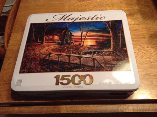 SURE LOX "Simpler Times"Jigsaw Puzzle 1500 Pcs. Metal Tin Antique Truck ...