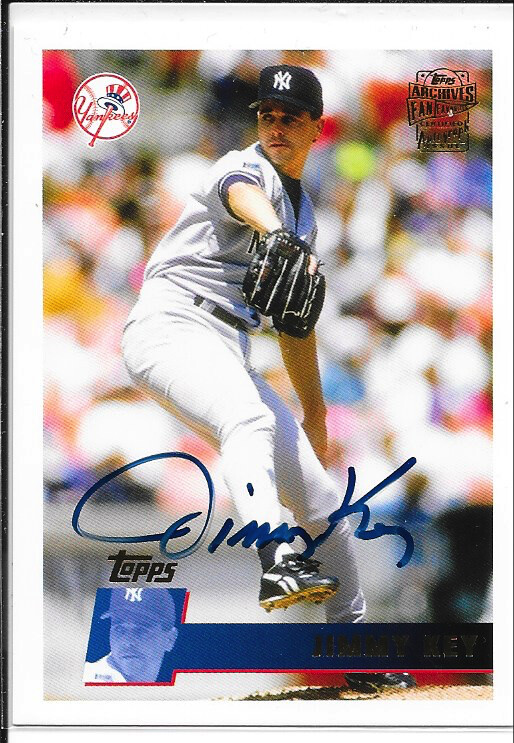 2012 TOPPS ARCHIVES JIMMY KEY AUTOGRAPH | eBay