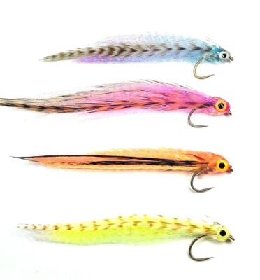 EPOXY MINNOW - 4 Pack - Trout - Fly fishing - Saltwater - Minnow fly ...