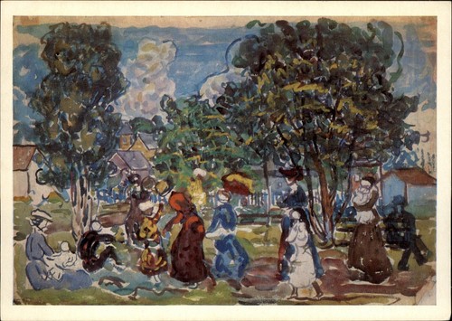 Sunday Promenade Yale University Art Gallery vintage postcard v642 | eBay