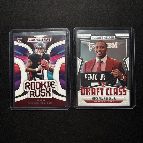 2024 Panini Rookies & Stars Michael Penix Jr Rookie Rush #RR-MPJ ...