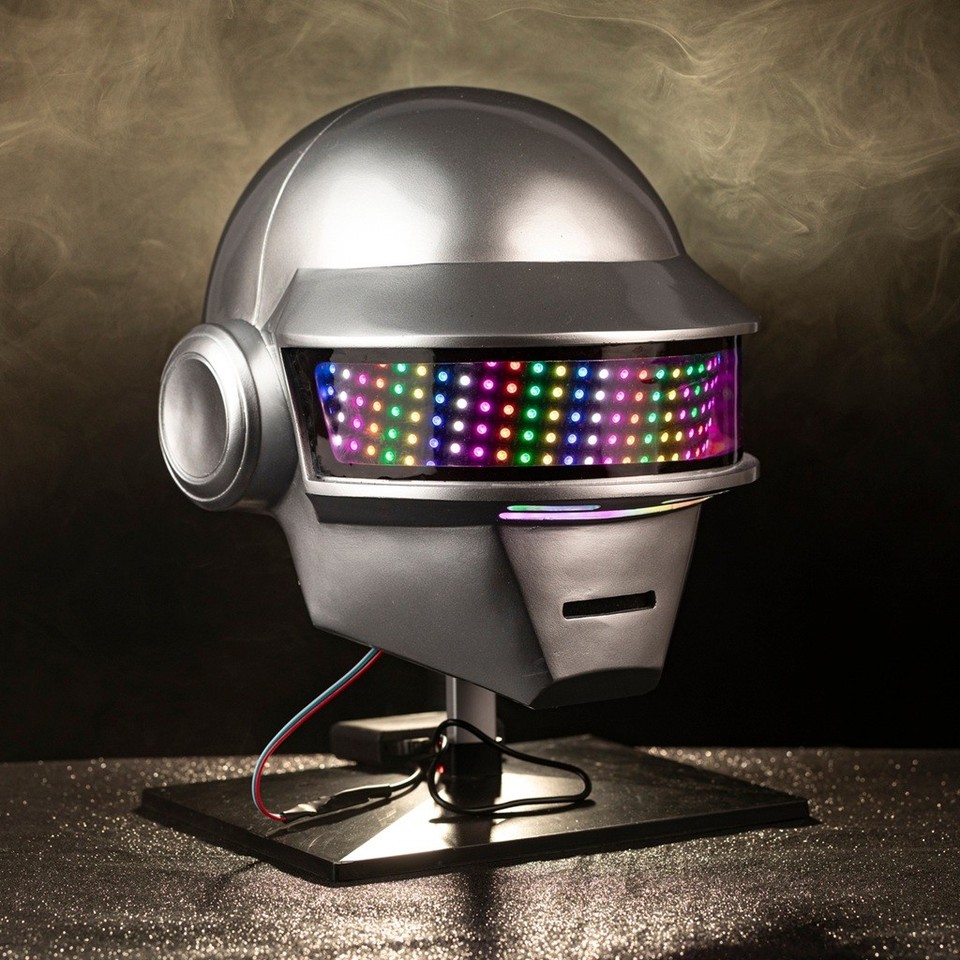 Daft Punk Helmet LED Lighted Thomas Bangalter Cosplay Mask Props Resin ...