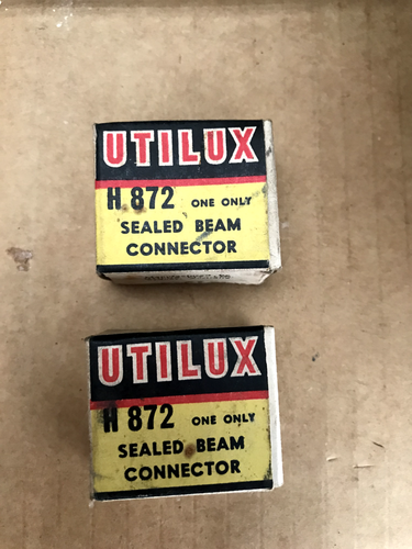 Vintage Utilux Sealed Beam Headlight Connectors H872 | eBay Australia