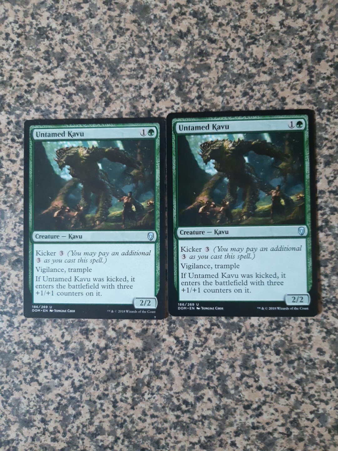 MTG - 2 x Untamed Kavu- Dominaria | eBay