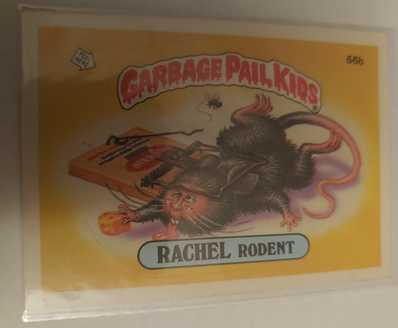 1985 Garbage Pail Kids (Series 2) Rachel Rodent #66b (Glossy Back ...