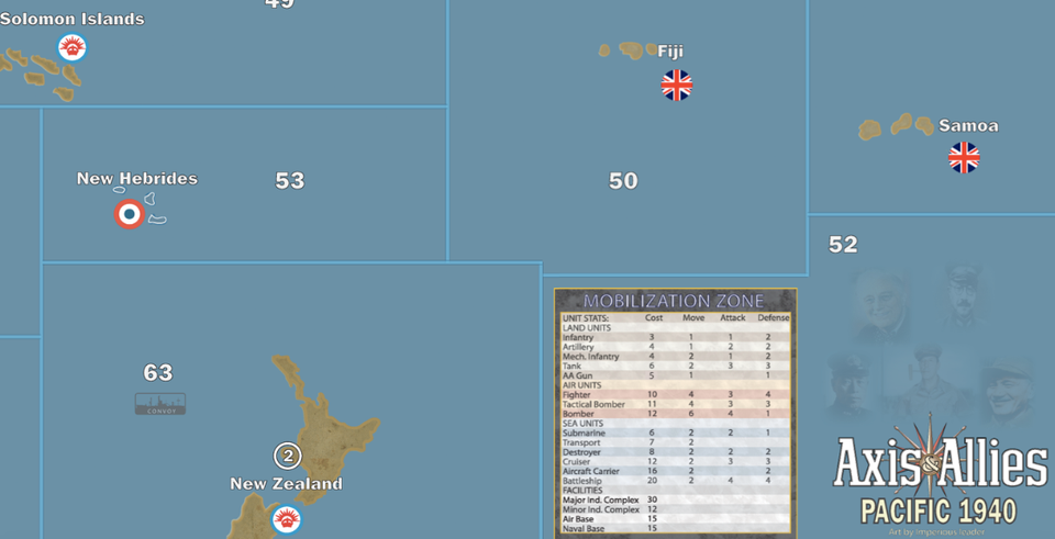 Axis & Allies 1940 GIANT FULL Global Map VERSION 3.5 VIVID PVC 100% WP ...