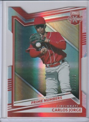 CARLOS JORGE 2022 Elite Extra Edition Die Cut Red 135/159 REDS | eBay
