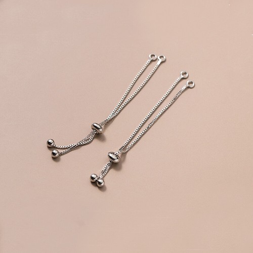925 Sterling Silver Adjustable Connector for Bracelet Necklace ...