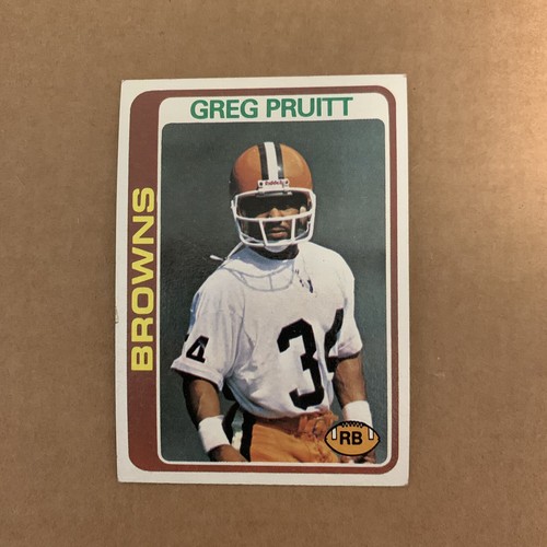 1978 Topps Greg Pruitt # 245 Cleveland Browns Football Card NFL | eBay