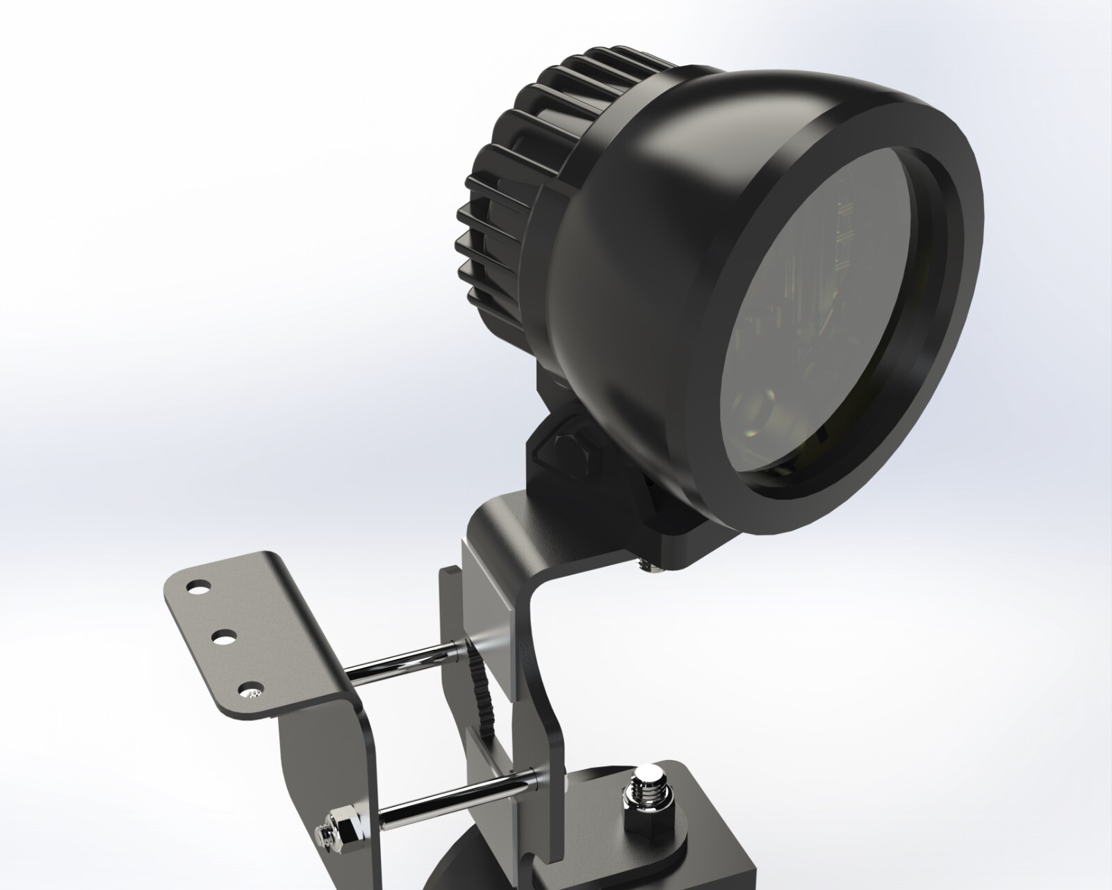 ROPS Light Mount Brackets with 2 LED Pods - USA MADE - Incl. Install ...