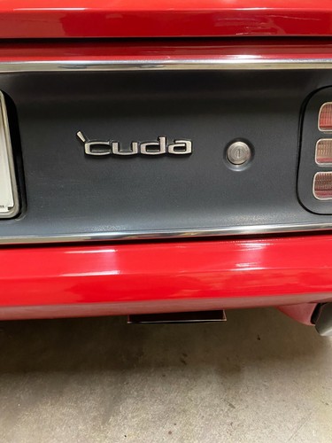 1970-1974 Mopar Cuda Rear Panel Emblem Made in USA | eBay