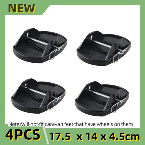 4PCS Caravan Jack Pads Corner Steadies Stabilizer Legs Camper Trailer ...