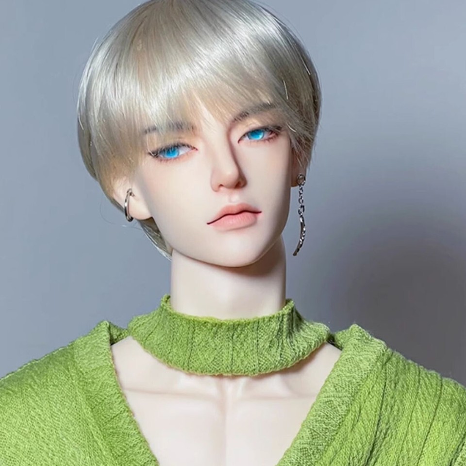 BJD Bare Doll 1/3 Handsome Uncle Man Male Face Makeup Eye SD Flexible ...