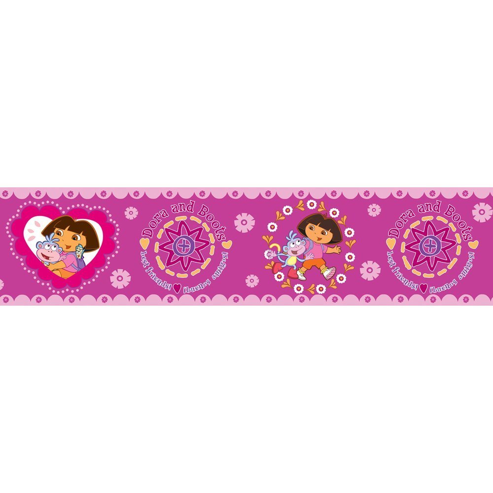 Dora the Explorer Peel & Stick Wallpaper Border NS026442 | eBay