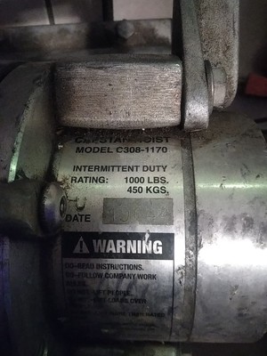 Hoists - Capstan Hoist