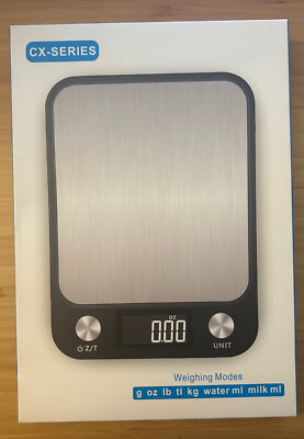 NIB Digital Food Kitchen Scale, Backlit Display, Multiple Units ...