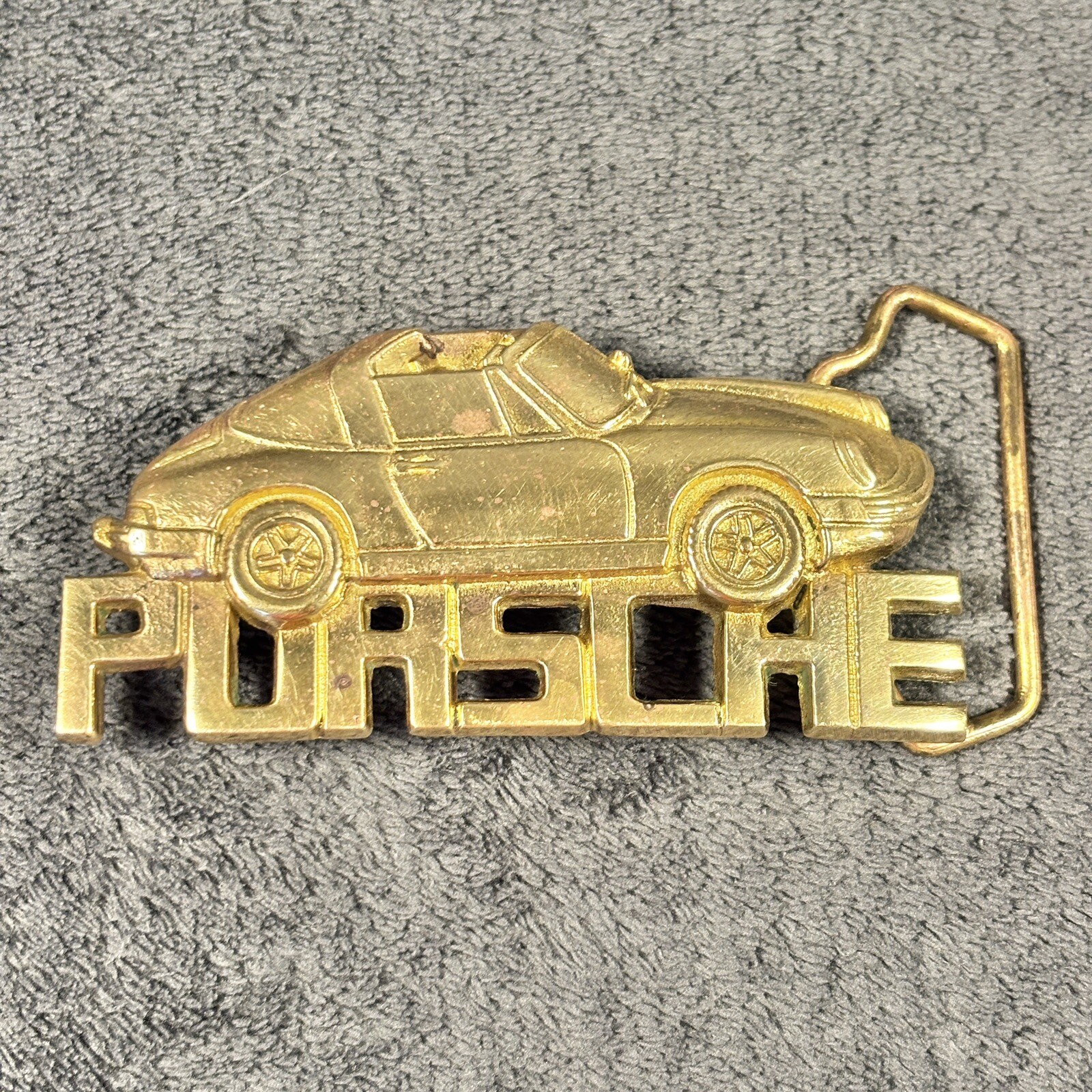 Vintage 1980 Baron Porsche 911 Targa 1.5” Belt Buckle… - Gem