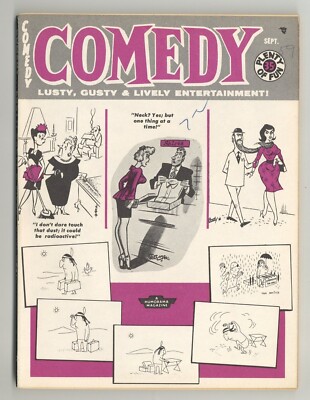 Comedy #49 Sally Todd 1959 Bill Ward GGA Pinup Magazine Timely Features ...