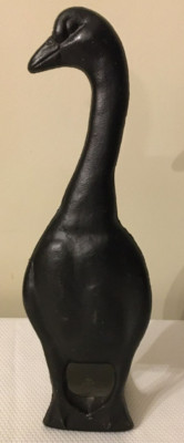 Vintage Cast Iron Goose Form Wedge Style Door Stop Duck ~13" High | eBay