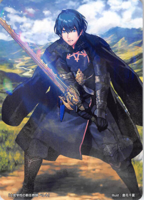 Fire Emblem 0 Cipher Marker Trading Card Byleth Eisner Male 11/2019 ...