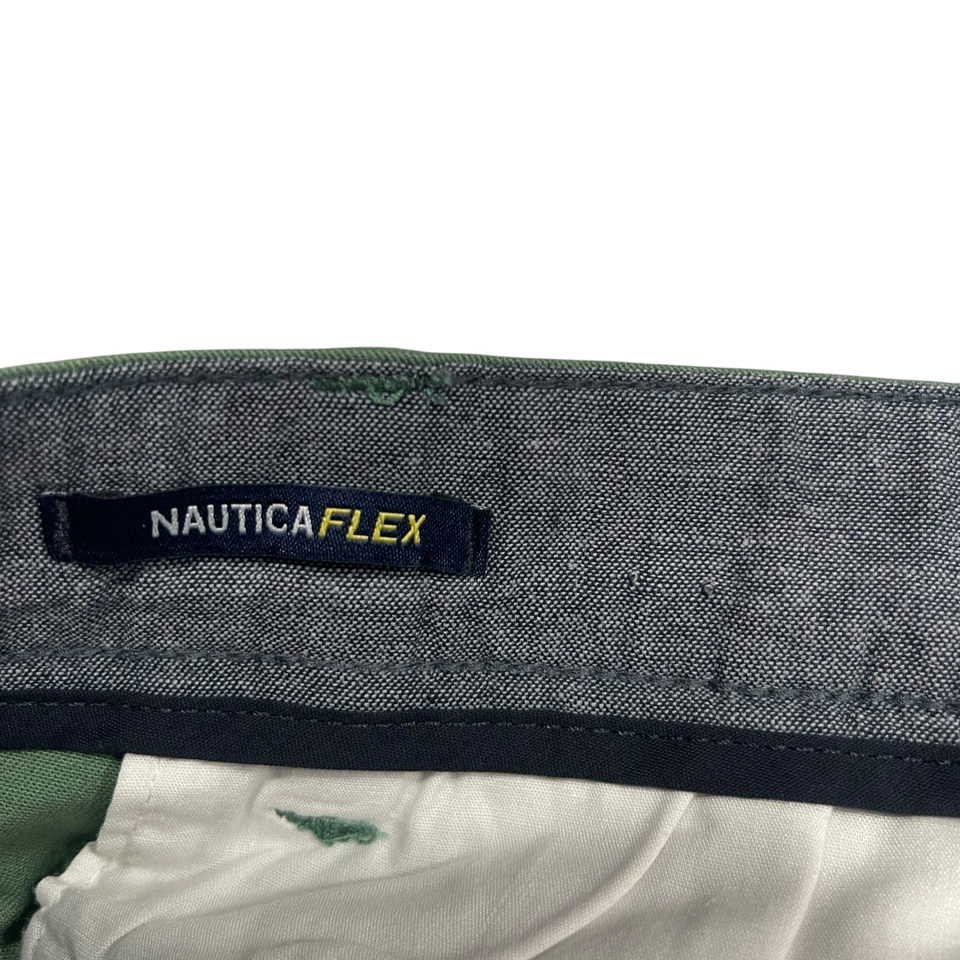 Nautica Men's Classic Fit Straight Stretch Chino Clipper Deck Pants ...
