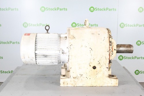 FLENDER D121-G132S-4 USNT - 7.5 HP INLINE GEAR MOTOR 24.8 RPM | eBay